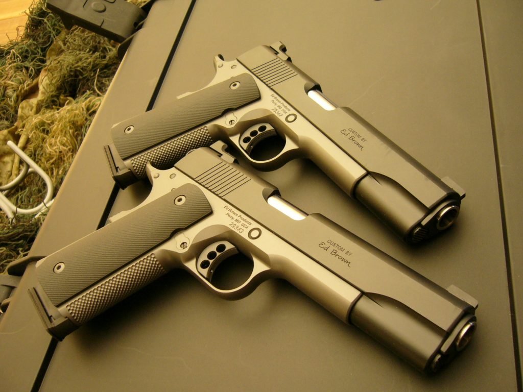 ED BROWN SPECIAL FORCES 1911 SEQUENTIAL SET CUSTOM “STEALTH GRAY ...